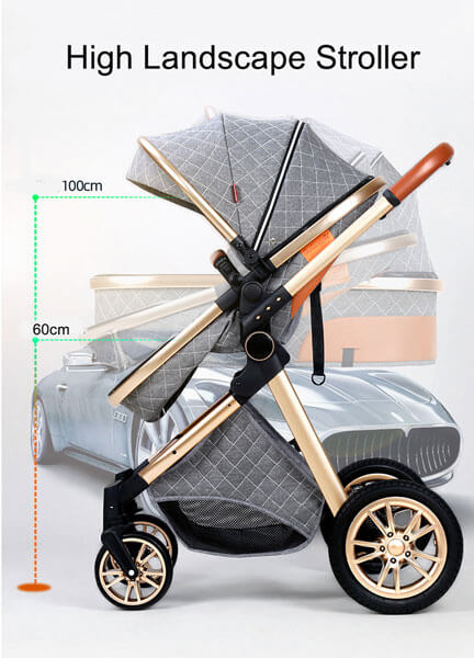 Baby Stroller Toddler Stroller Combo Travel Systems