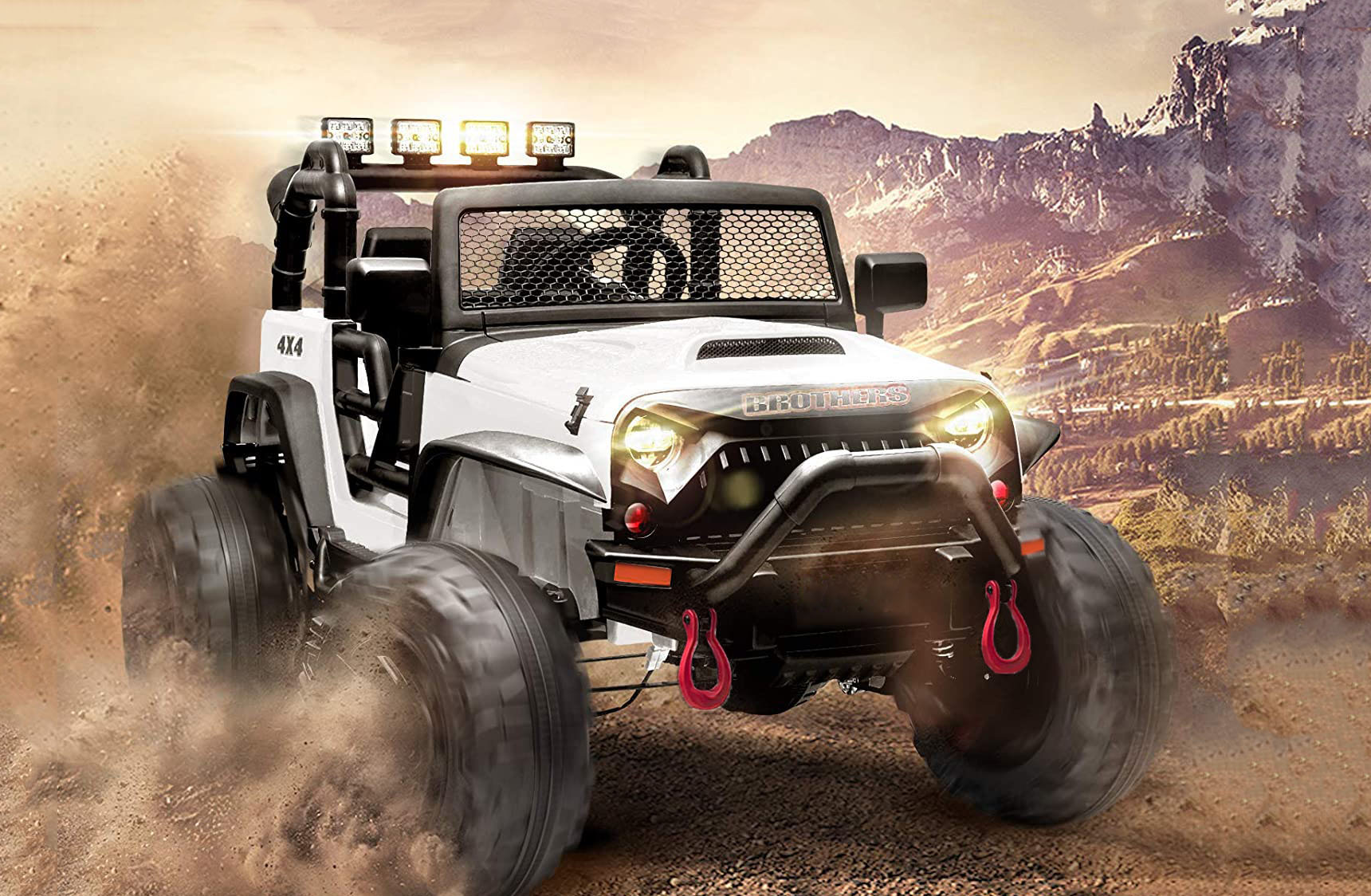 24V Kids Ride On Jeep Toy Car With Remote Control