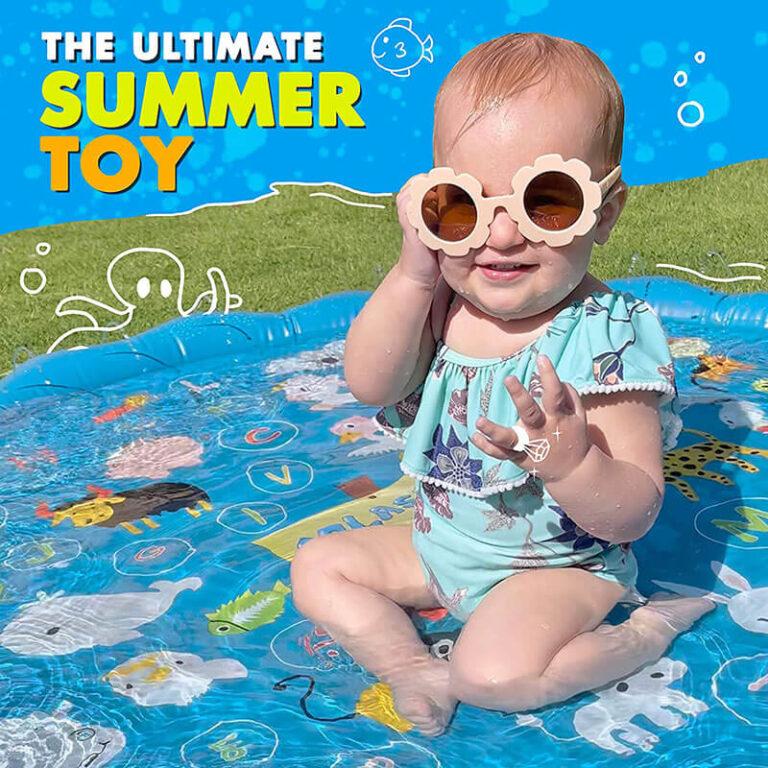 Water Splash Pad 3 In 1 Splash Pad Sprinkler Wading Pool