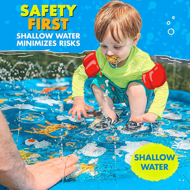 Water Splash Pad 3 In 1 Splash Pad Sprinkler Wading Pool