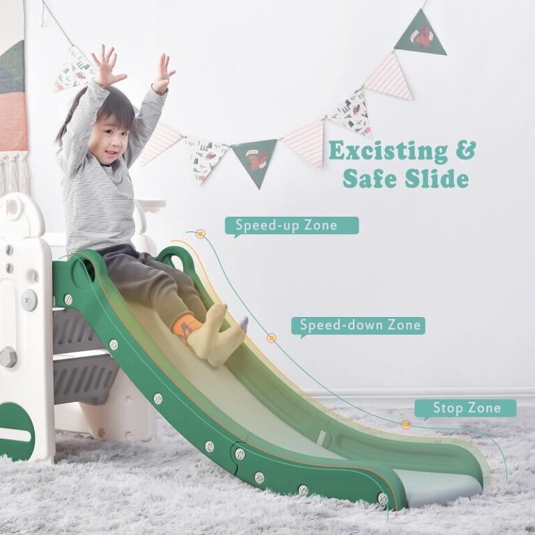 Indoor Slide For Kids 4 In 1 Bus Slide For Toddlers