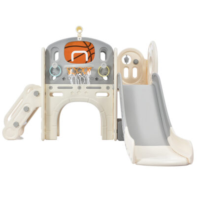 Multiple Kid Indoor Playground Slides With Ladders Set