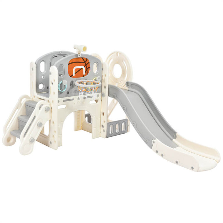 Multiple Kid Indoor Playground Slides With Ladders Set