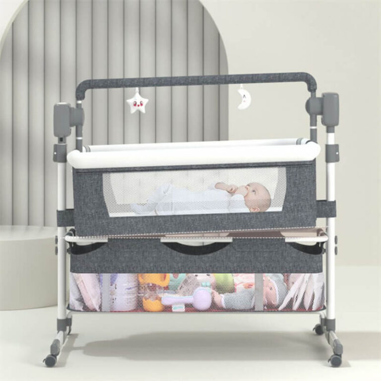 Buy Baby Electric Crib Attached To Bed For Sale