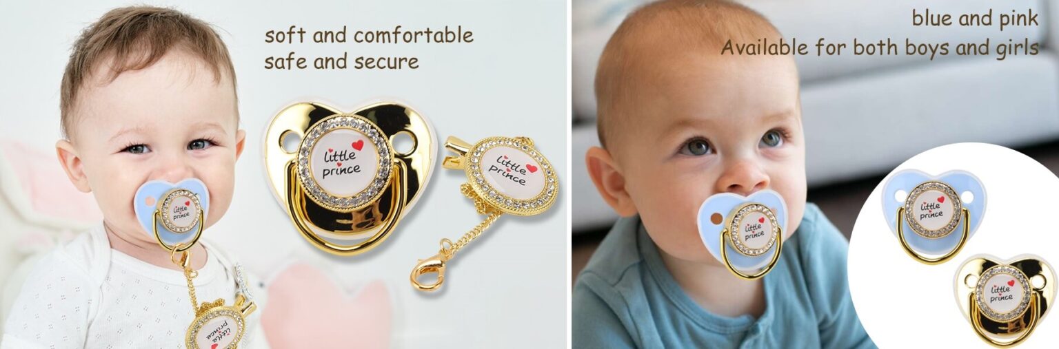 Baby Pacifier Teether Little Prince Princess