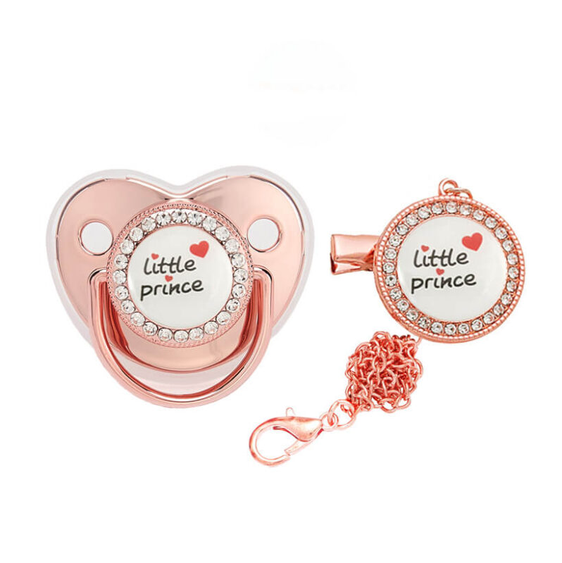 Baby Pacifier Teether Little Prince Princess